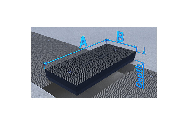 Trench Widths over 1m up to 1.8m (40”-72”) – Side by Side Configuration