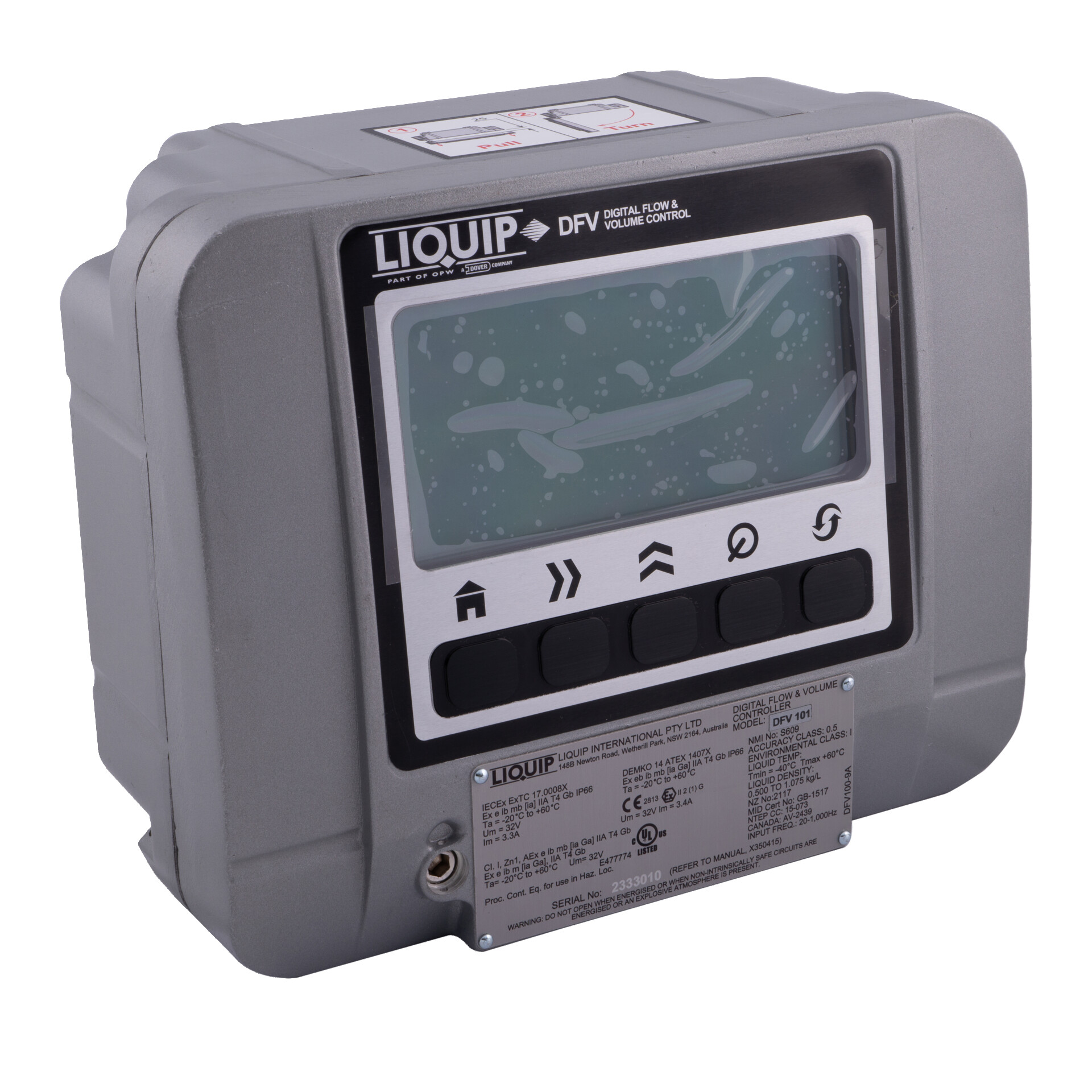 DFV Series Electronic Register & Level Gauge Monitor